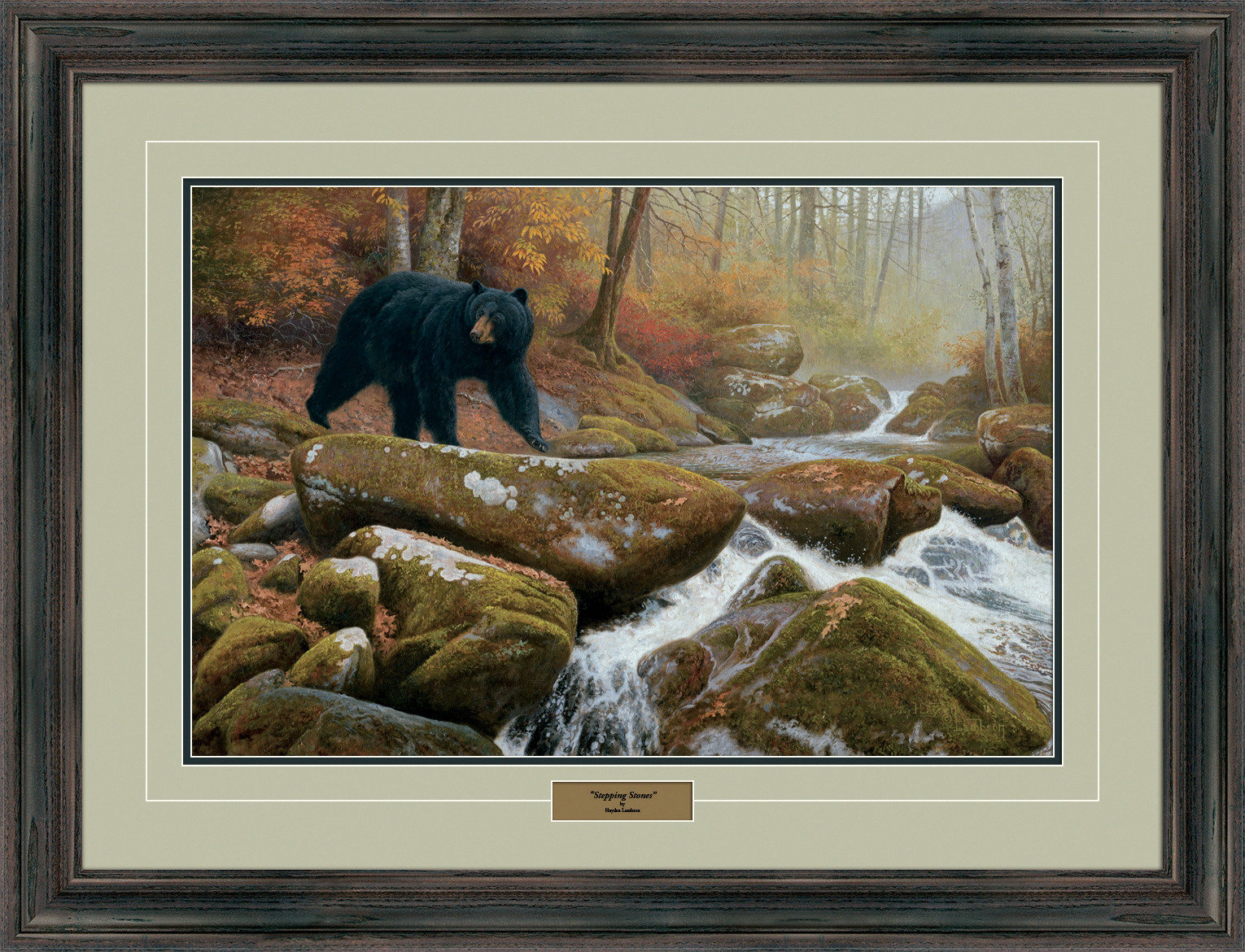 Reflective Art Hayden Lambson Limited Edition Stepping Stone Bear ...